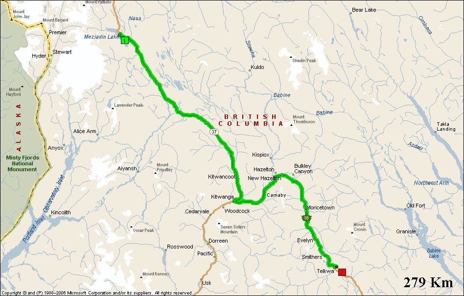 Index Reisverslag met de Camper naar Canada 2007