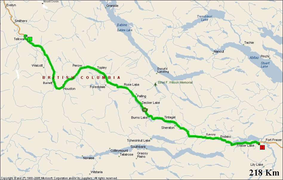 Index Reisverslag met de Camper naar Canada 2007